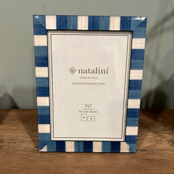 natalini | Accents | New Natalini Inlay Italian Picture Frame 5x7 Blue Tones | Poshmark